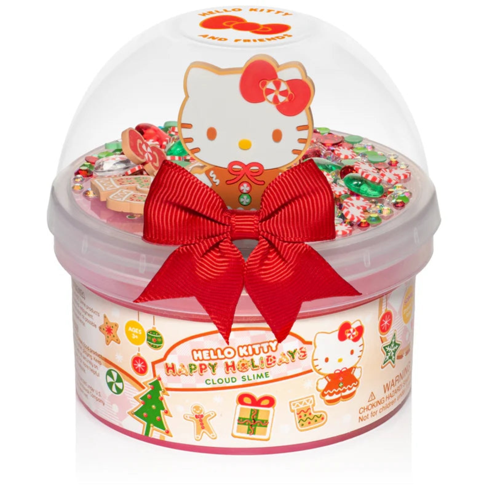 Kawaii Hello Kitty Happy Holiday Dome Slime | HONEYPIEKIDS