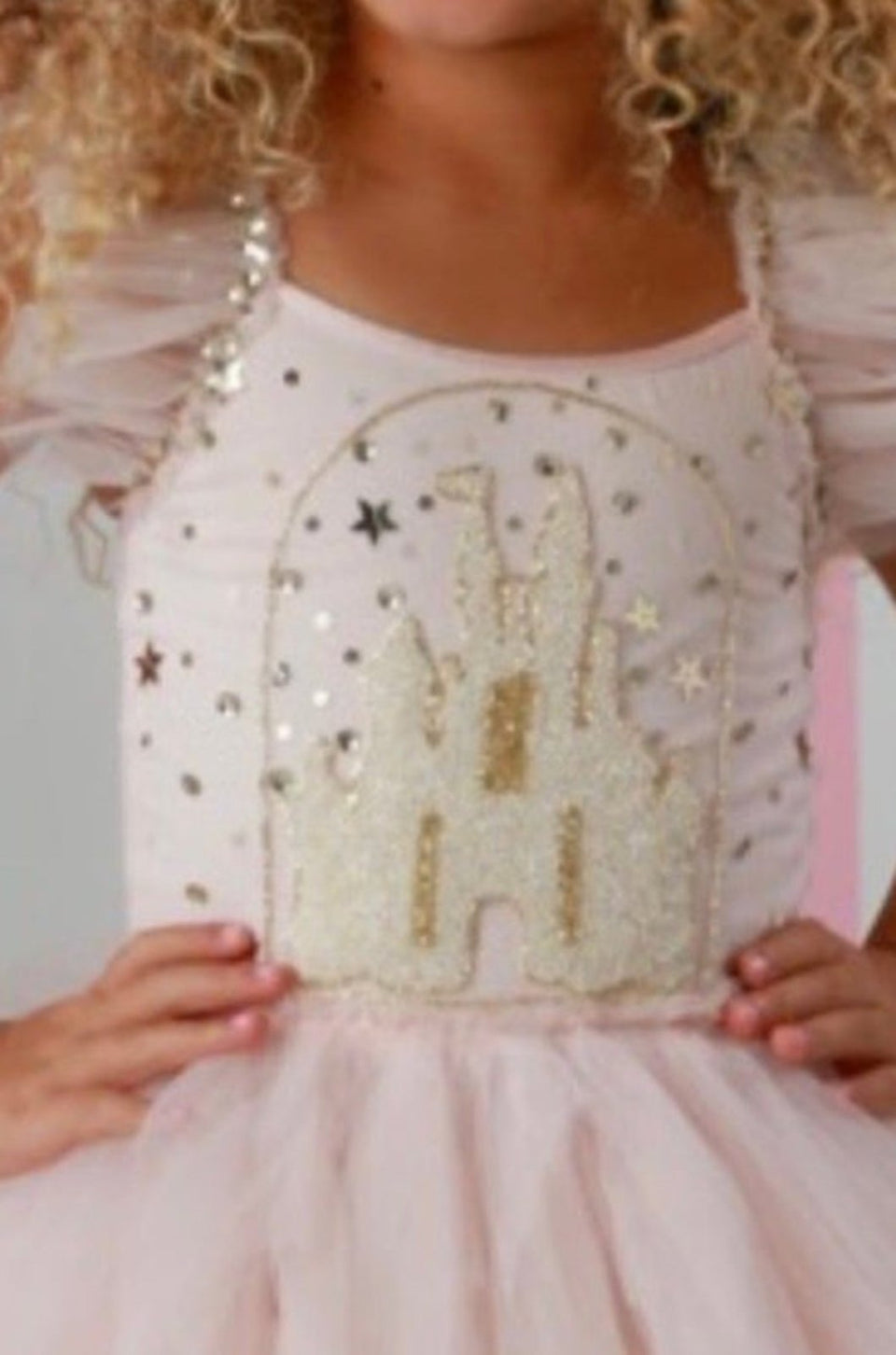 Ooh La La Couture Cinderella's Castle Emma Tutu Dress | HONEYPIEKIDS