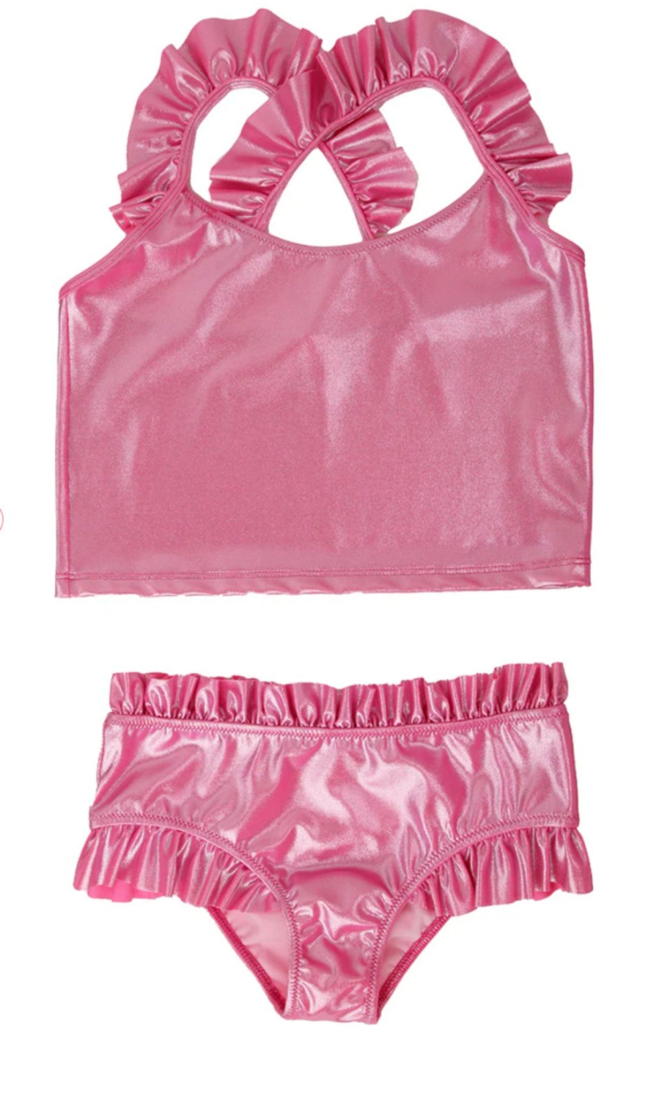 Piccoli Principi Swimwear - Arianna Glossy Pink | HONEYPIEKIDS