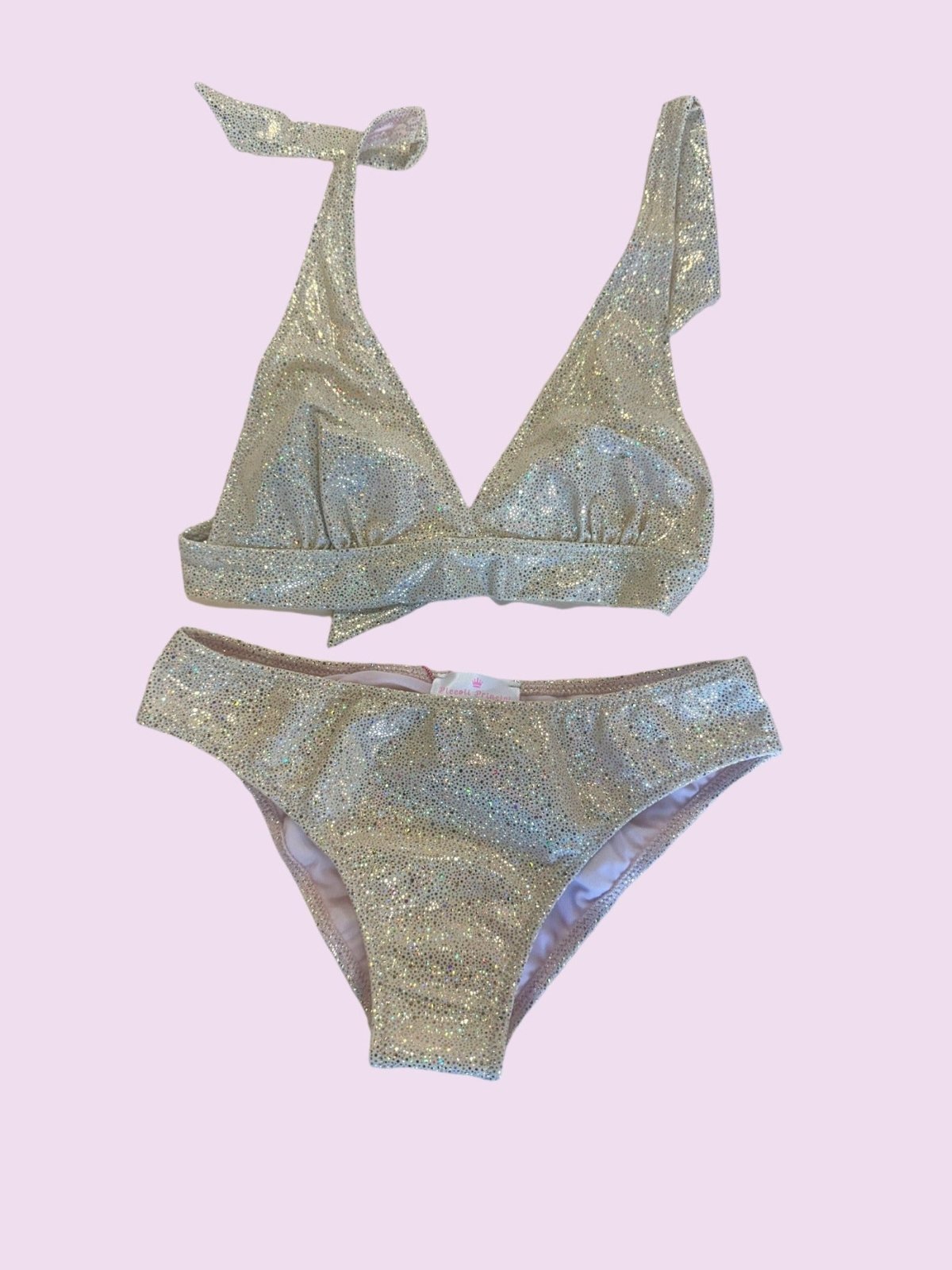 Piccoli Principi Swimwear - GLITTER GOLD Febe Bikini | HONEYPIEKIDS