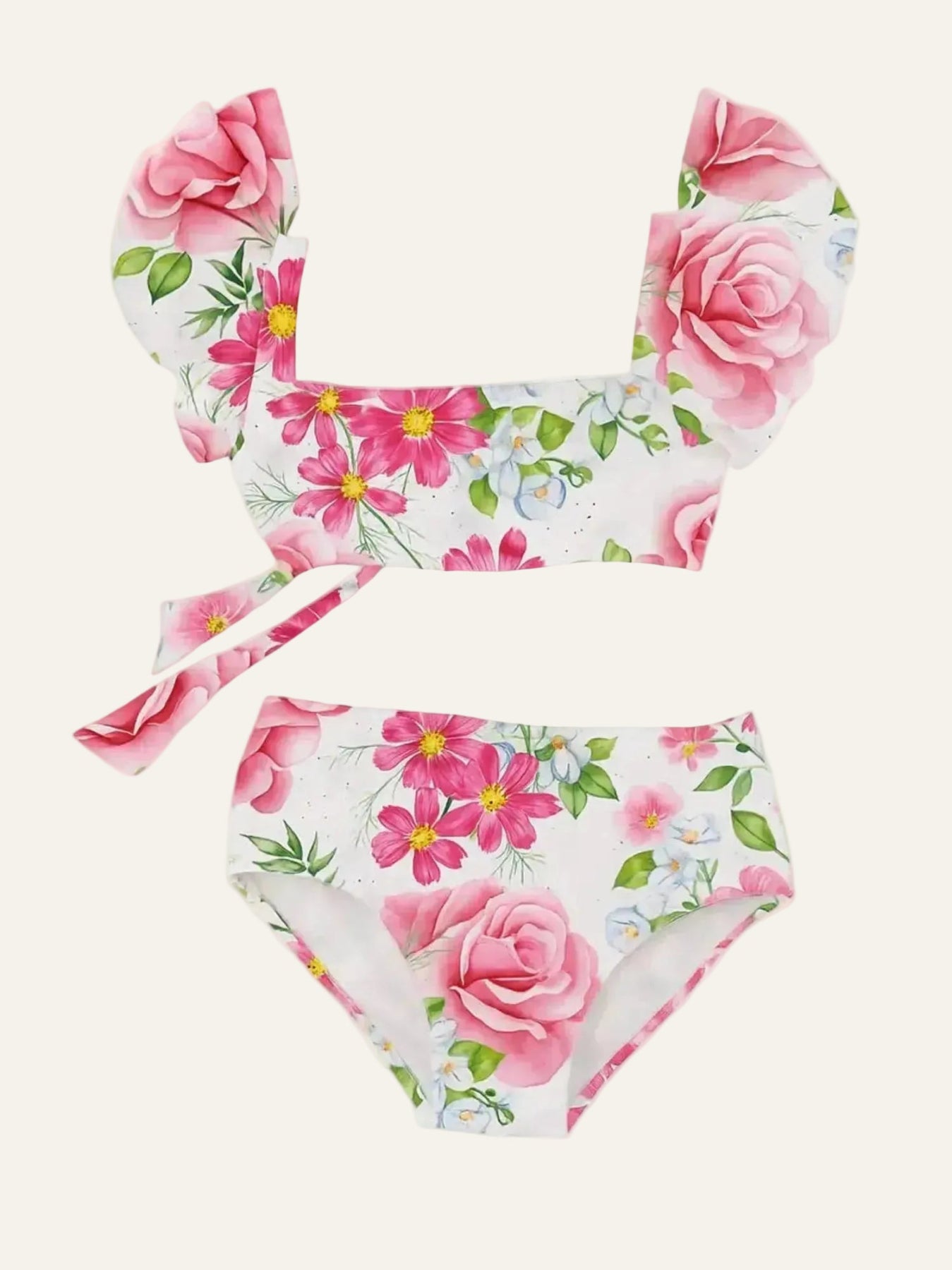 Piccoli Principi KLARA Girls Swimsuit - JARDIN DETE | HONEYPIEKIDS