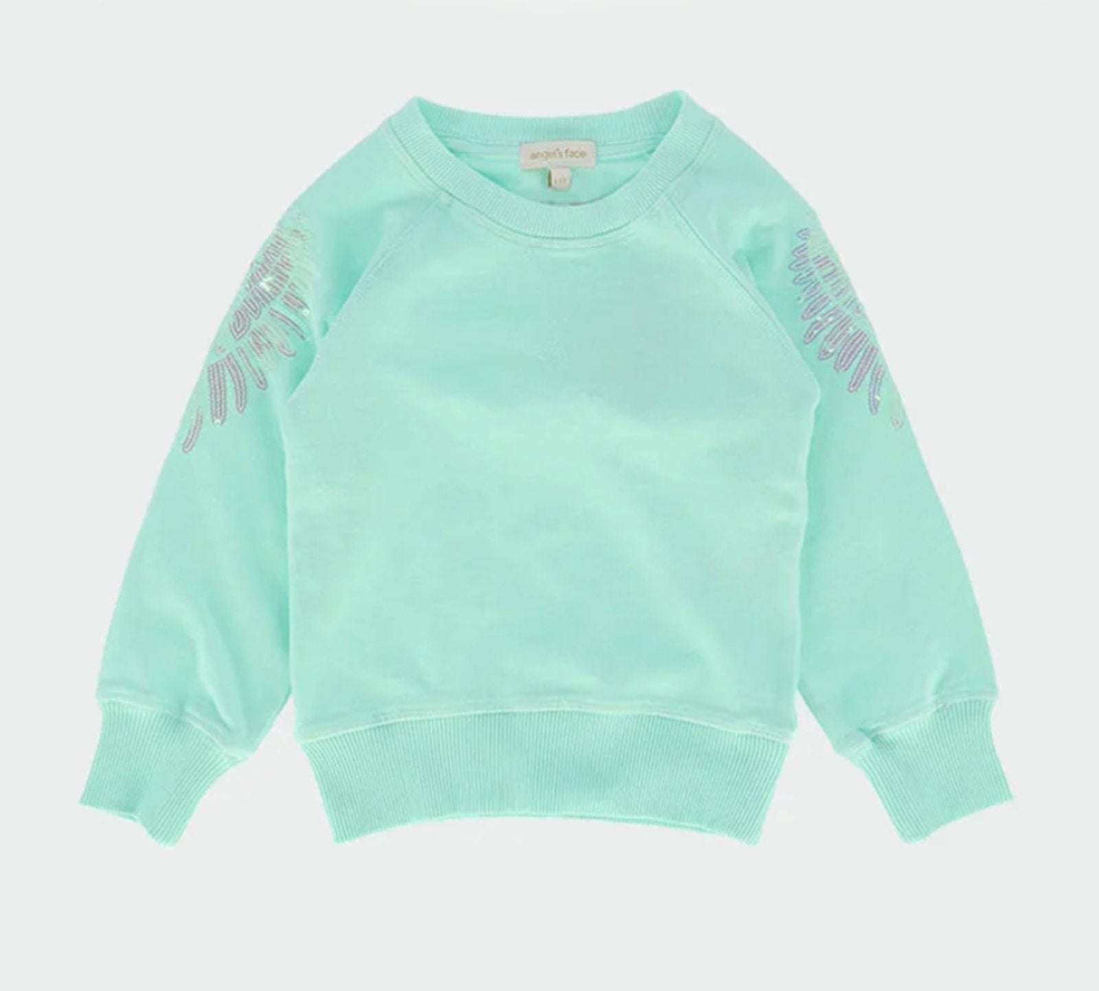 Angel's Face Girls Peppermint Tamsin Wings Sweatshirt | HONEYPIEKIDS