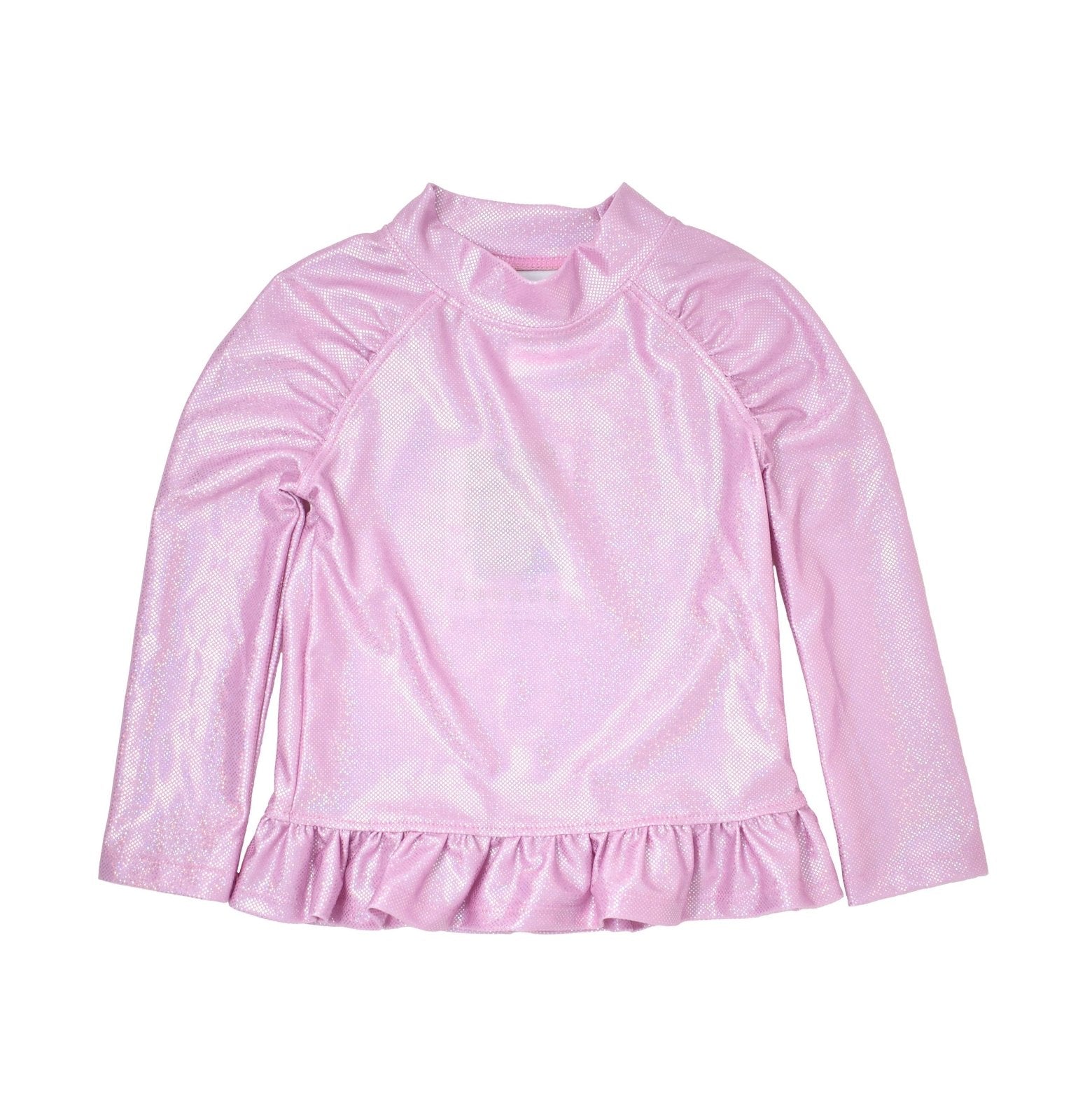 Flap Happy UPF50+ Girls Ruffle Rash Guard Swim Top | HONEYPIEKIDS