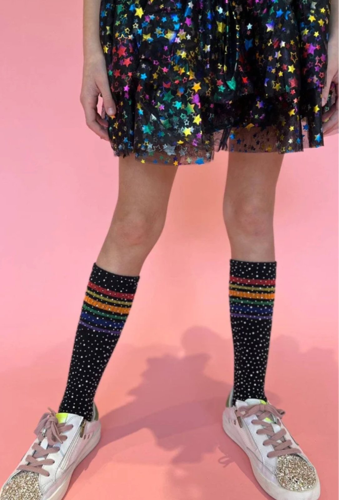 Lola and The Boys Girls Super Crystal Socks - 3 Colors | HONEYPIEKIDS