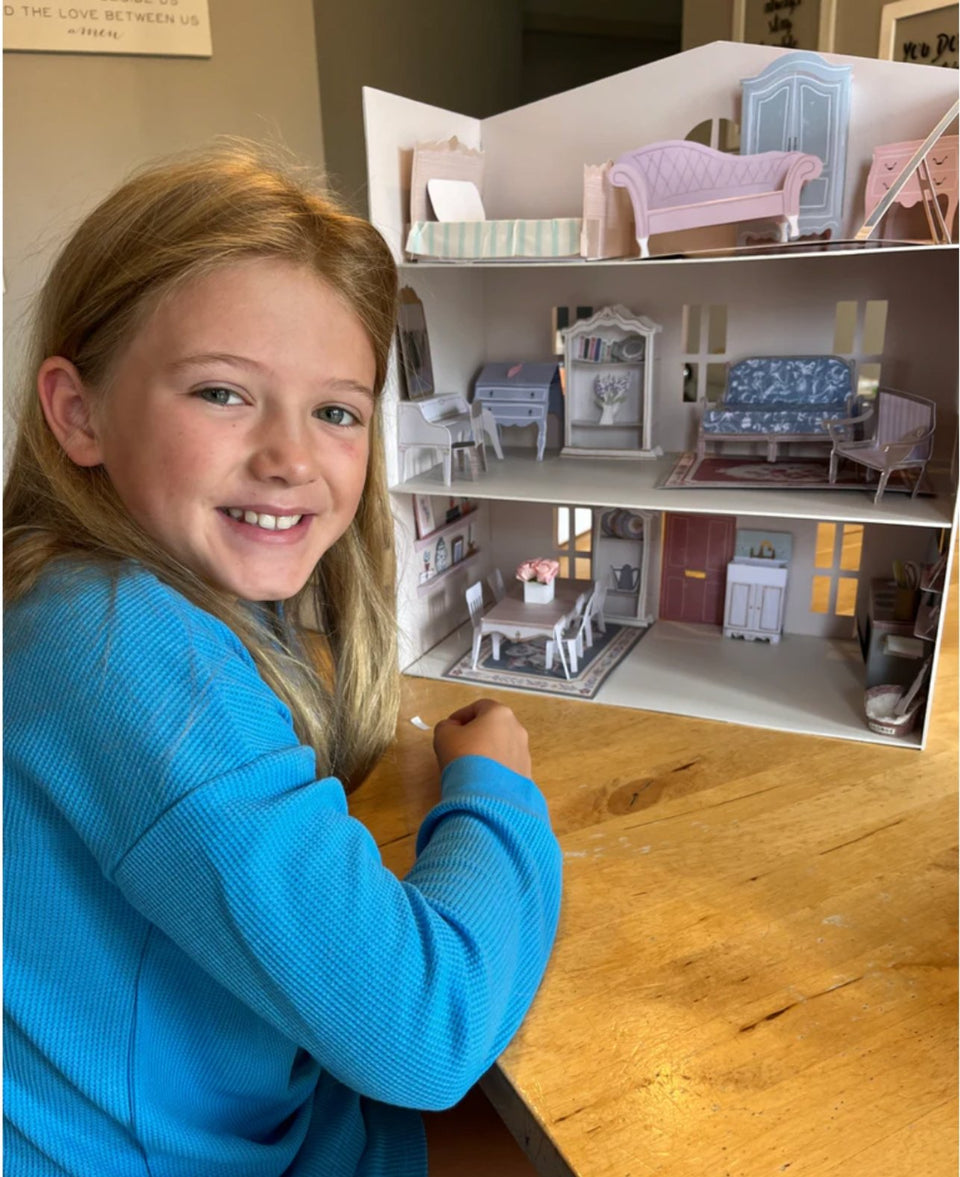 Meri Meri Giant Cardboard Doll House | HONEYPIEKIDS