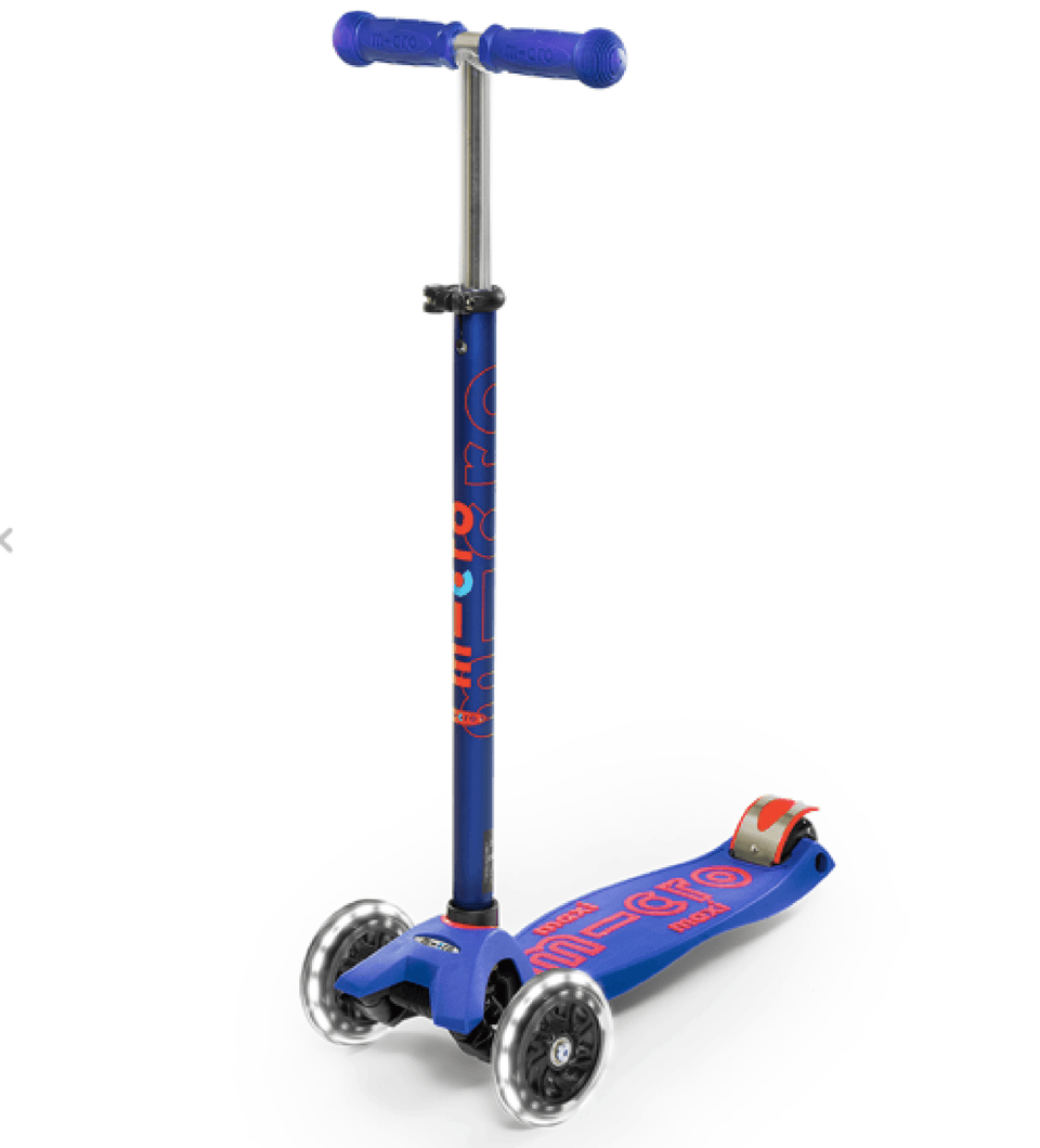 Micro Kickboard MAXI Deluxe LED LIGHT UP Kids Scooter | HONEYPIEKIDS