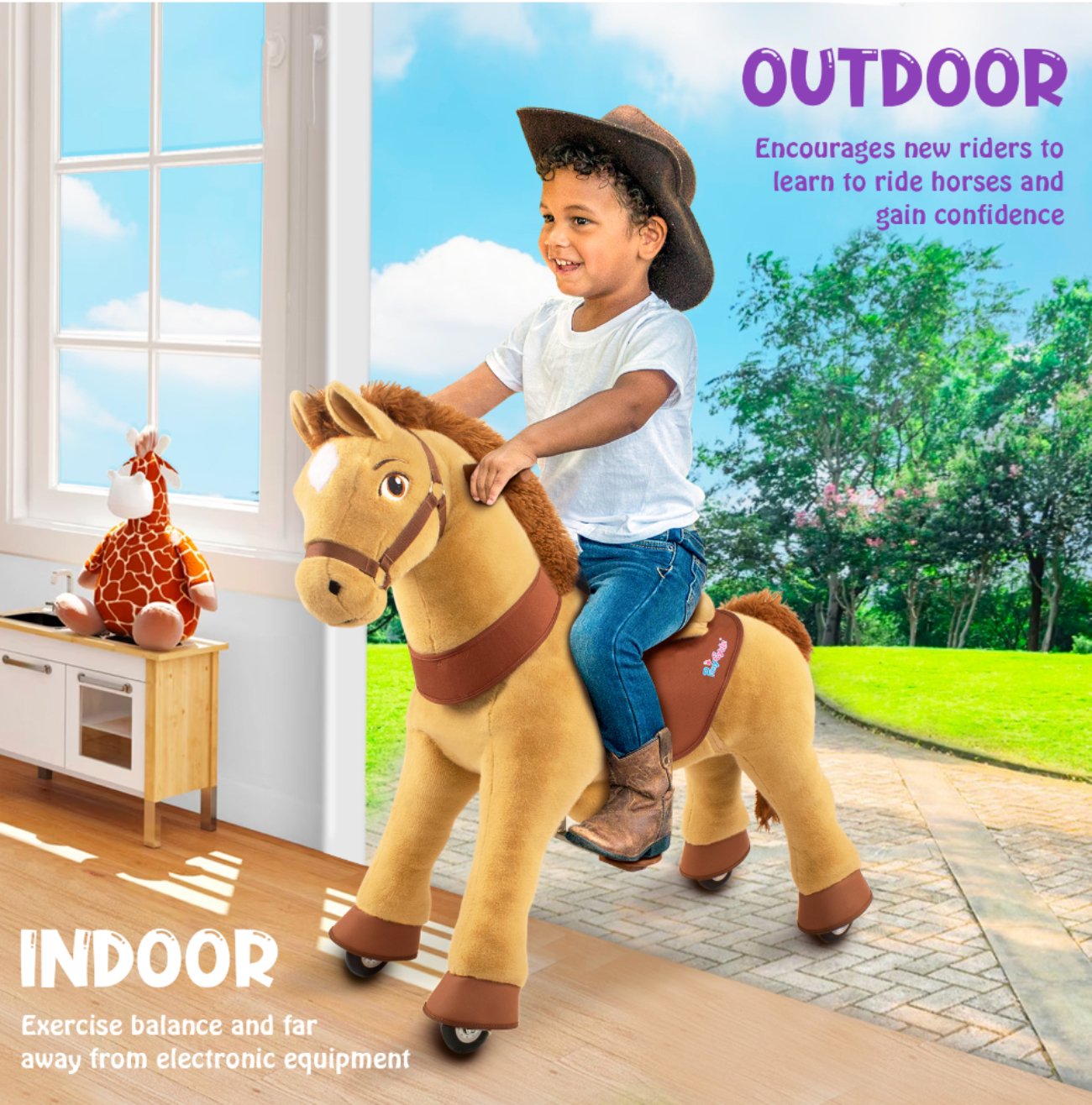 Ponycycle - Ages 3-5 - Choose Pony or Unicorn | HONEYPIEKIDS