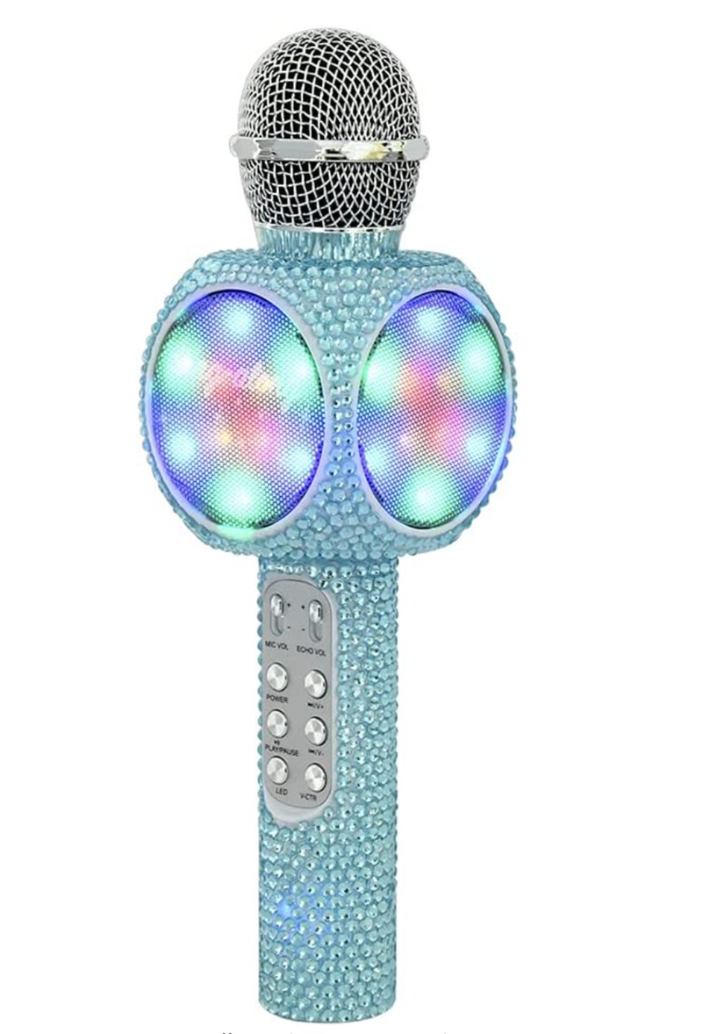Sing-Along LED Light Bling Karaoke Microphone -3 COLORS | HONEYPIEKIDS
