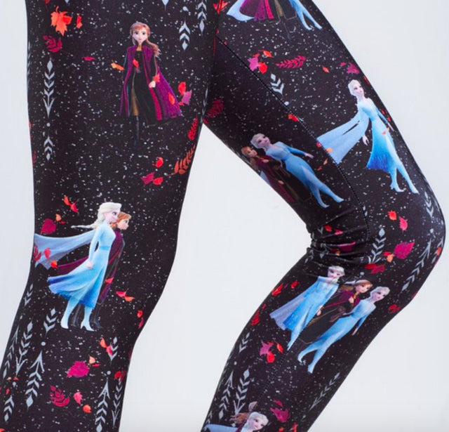 Terez Girls x Disney Frozen Anna & Elsa Magical Leggings | HONEYPIEKIDS
