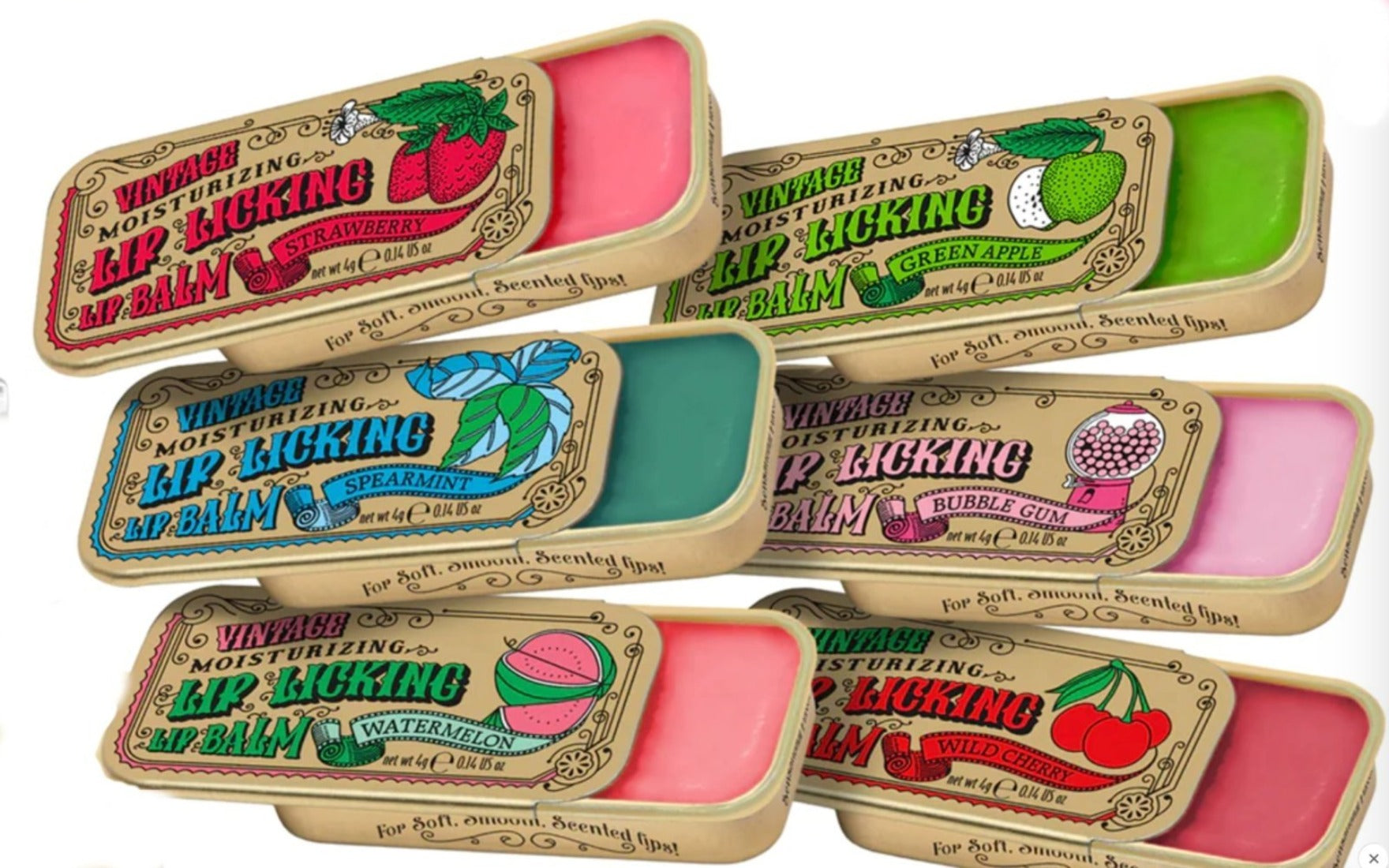 Tinte Vintage Lip Balm | HONEYPIEKIDS | Slider Tin Lip Balms